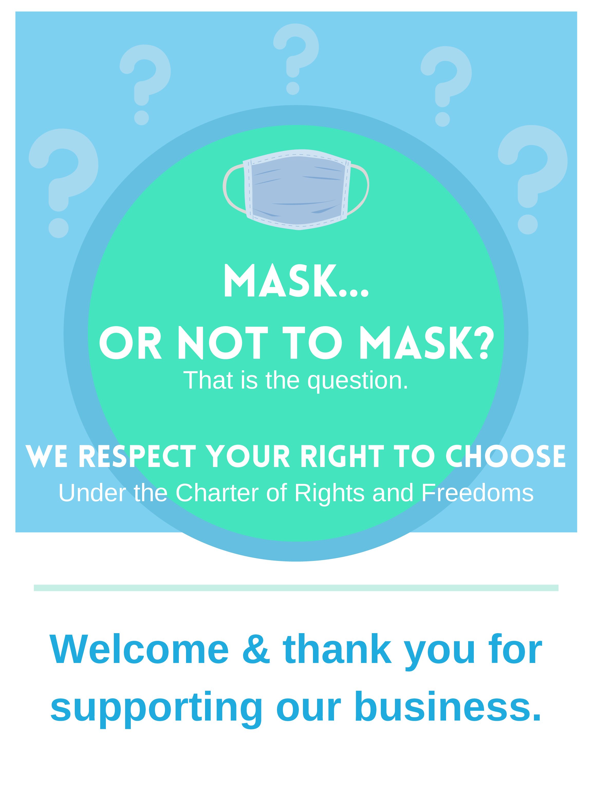 Mask Poster for Businesses | Action4Canada