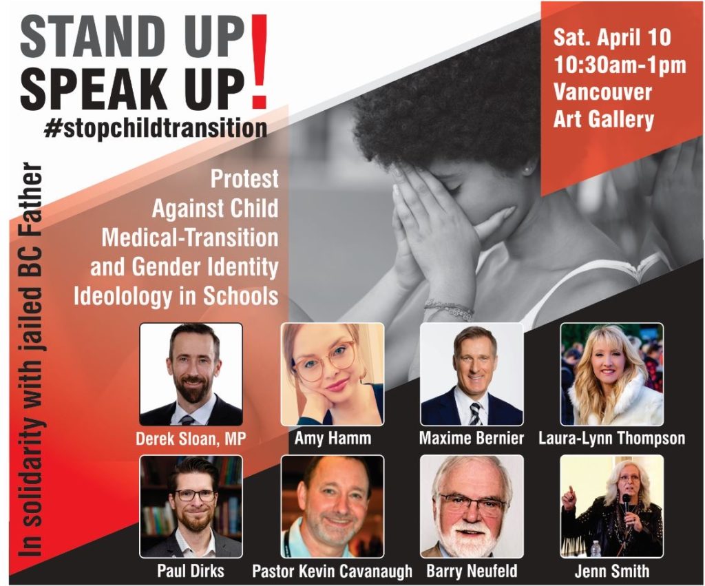 Stand Up Speak Up Rally – April 10, 2021 | Action4Canada